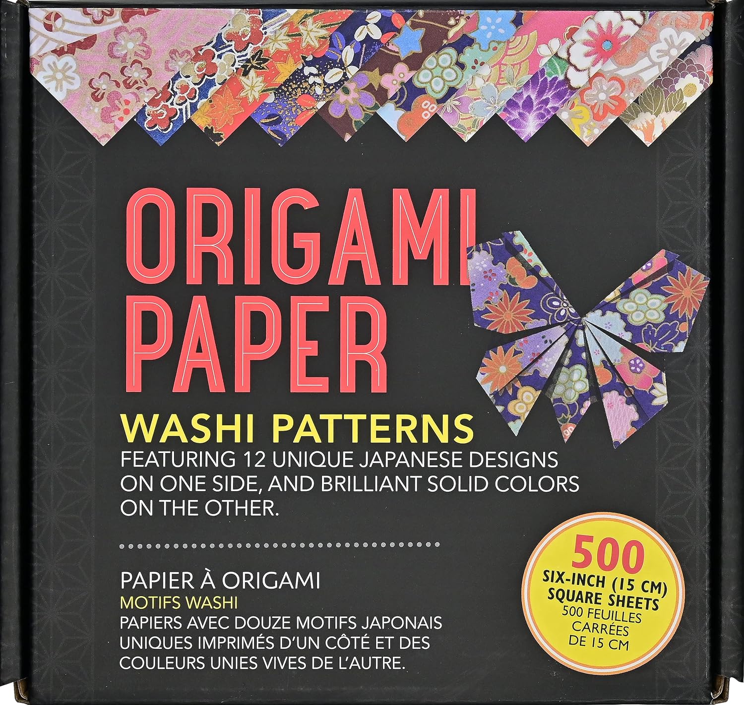 ORIGAMI PAPER WASHI PATTERN (500 SHEETS)