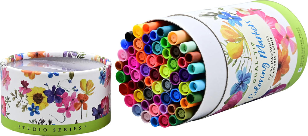 STUDIO SERIES DUAL-TIP COLORING MARKERS (SET OF 60)