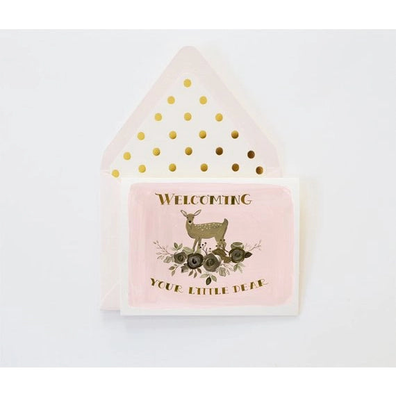 WELCOME LITTLE DEAR CARD